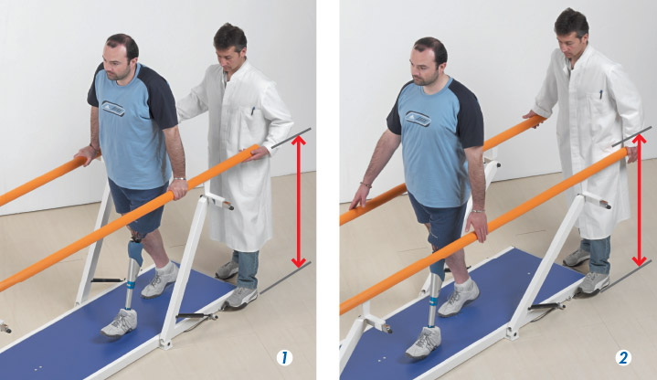 BARRES PARALLELES POUR LA REEDUCATION - LIGNE PLUS ADULTES